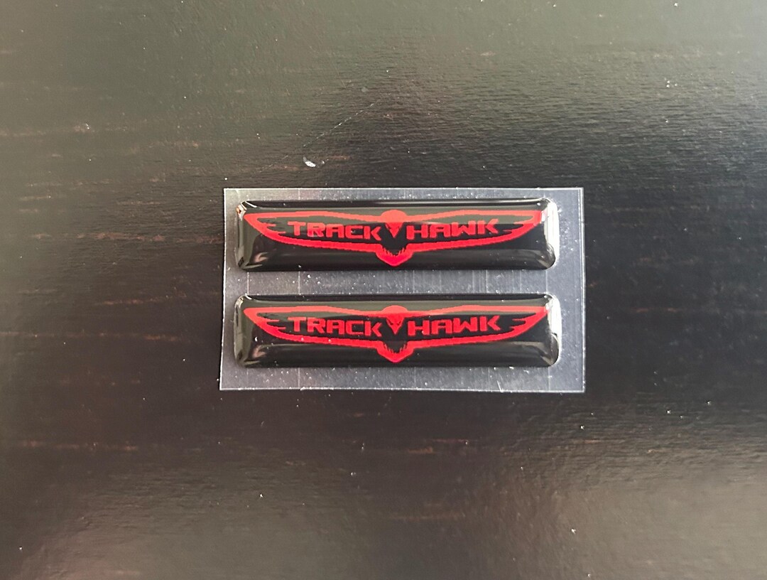 For Jeep Grand Cherokee TRACKHAWK Keyfob Badges in Red (set of 2) - Etsy