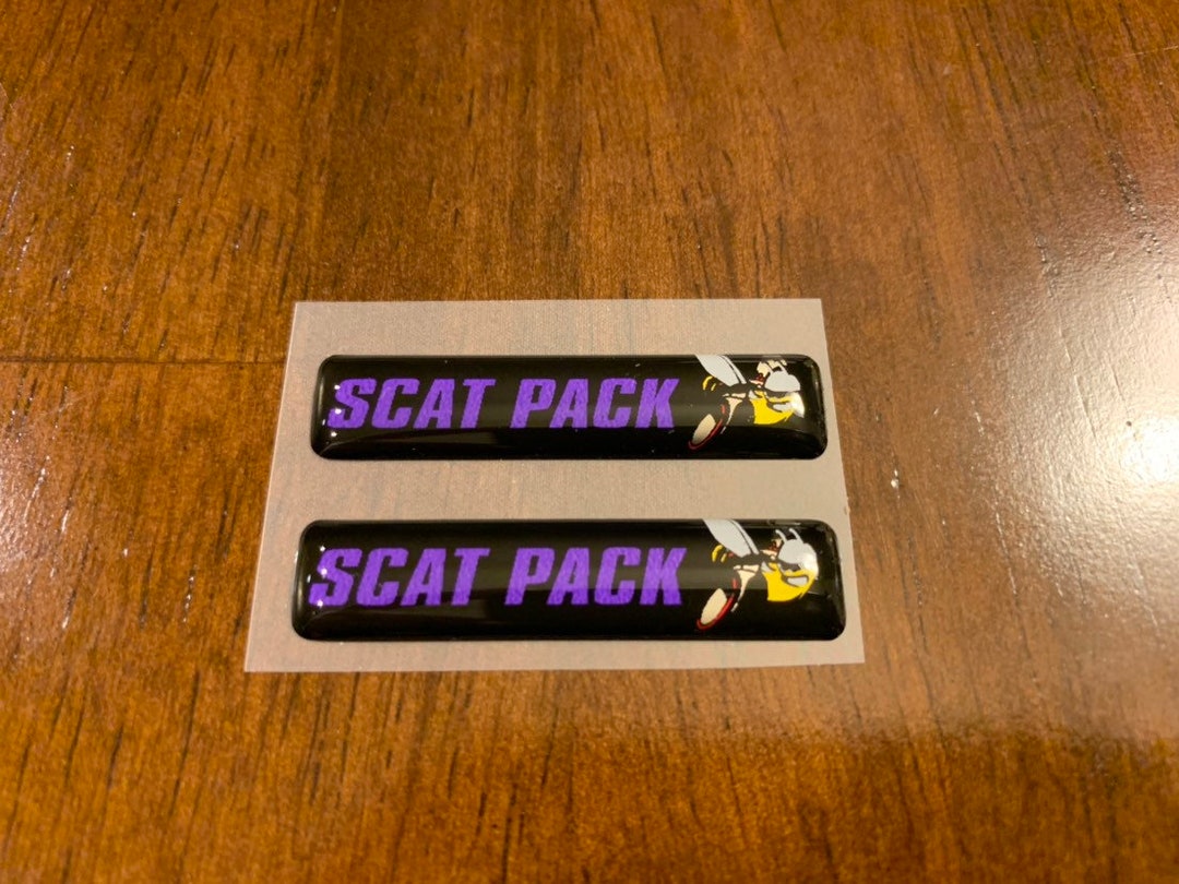 For 2015-2023 Scat Pack Challenger/charger Key Fob Badges in Purple ...