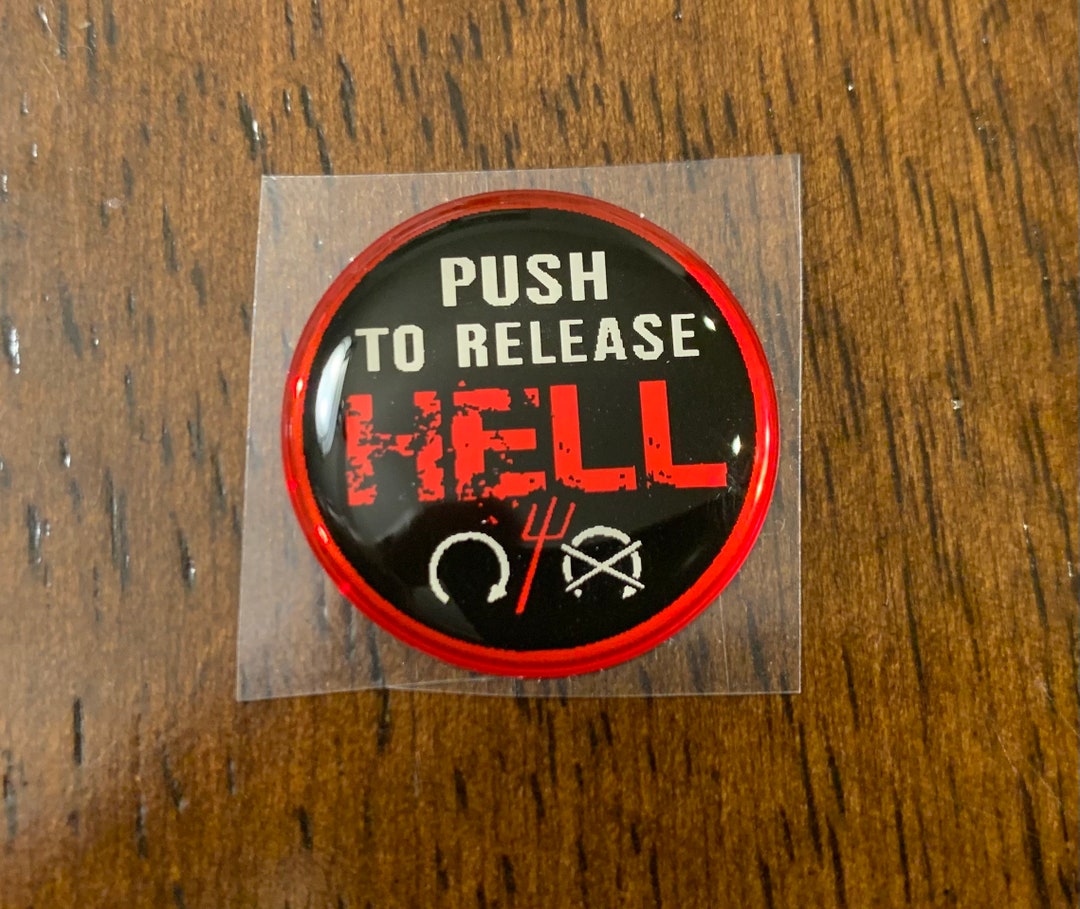 For Challenger/charger/durango Push Start Button Badge “push to Release ...
