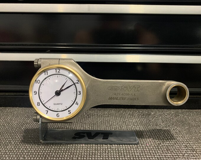 03-04 SVT Cobra Rod Clock With Stand - Etsy