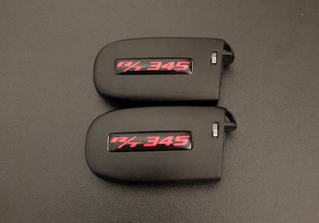 For Challenger/charger/durango R/T 345 Keyfob Badges in Red (set of 2) - Etsy