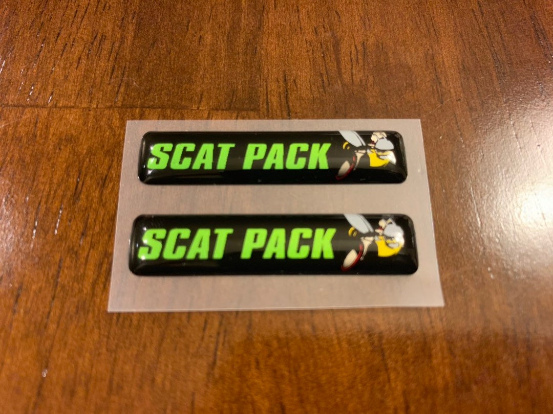 For 2015-2023 Scat Pack Challenger/charger Key Fob Badges in Sublime ...
