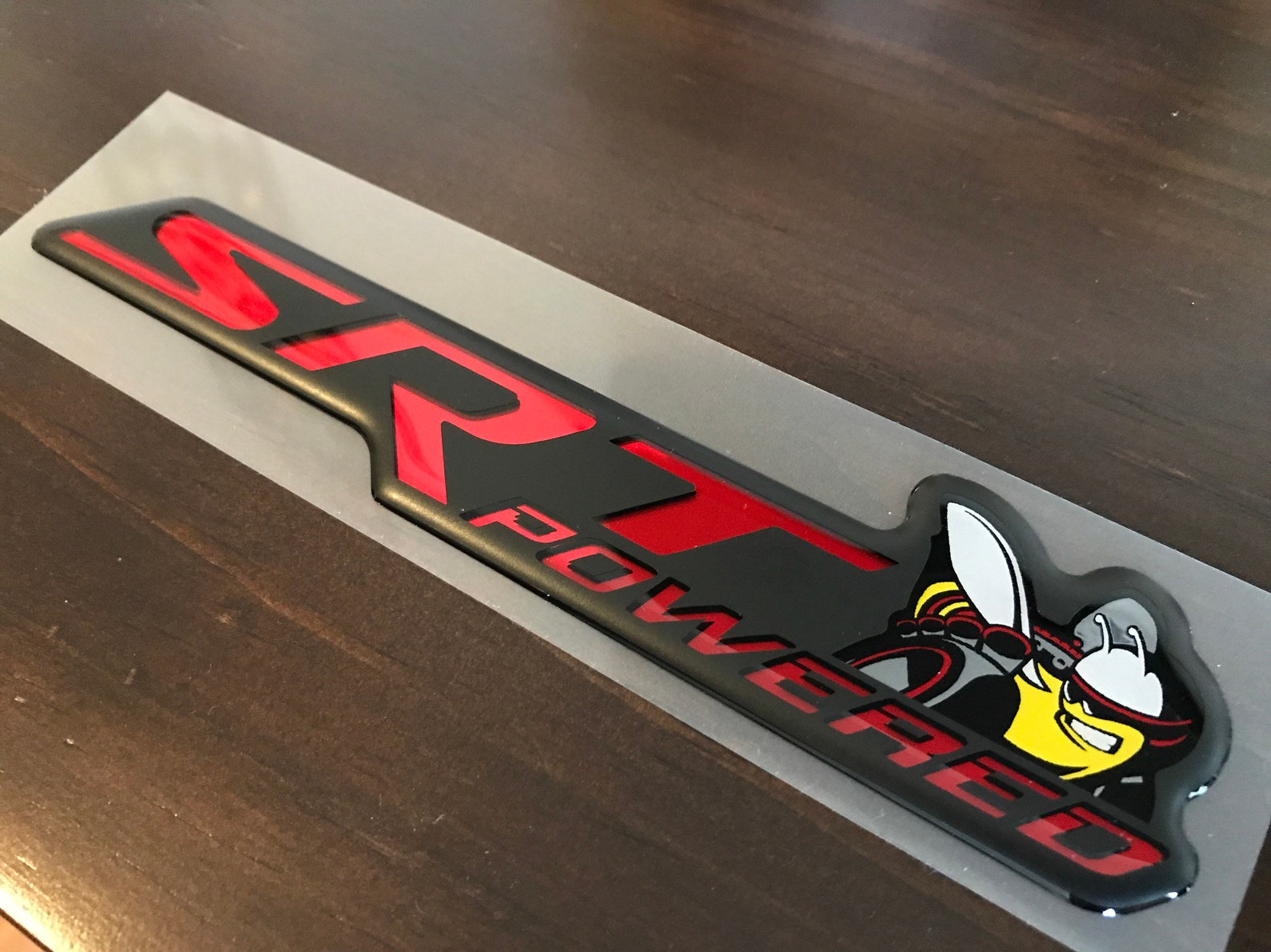 SRT Powered Badge for Scat Pack Challenger/charger in Red - Etsy