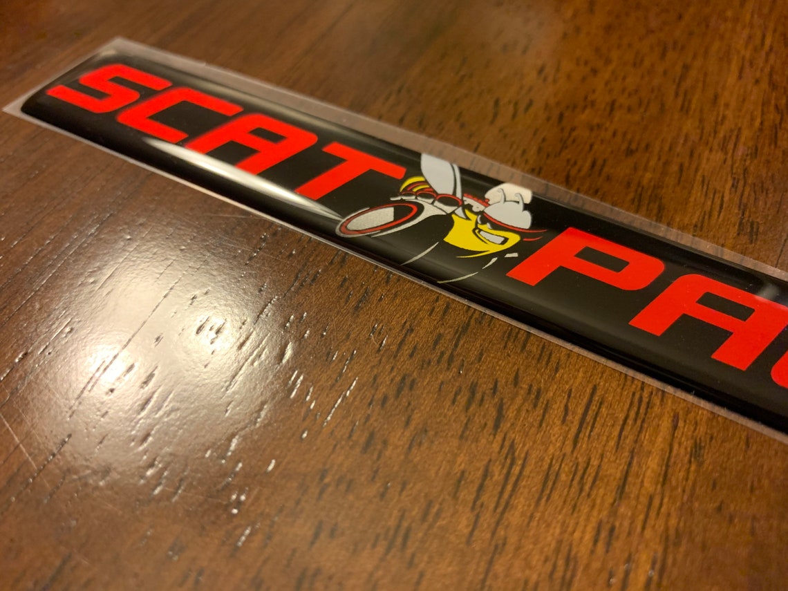 For Scat Pack Challenger/charger Badge for Spoiler, Trunk, Front ...