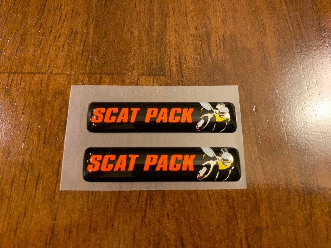For 2015-2023 Scat Pack Challenger/charger Key Fob Badges in Orange ...