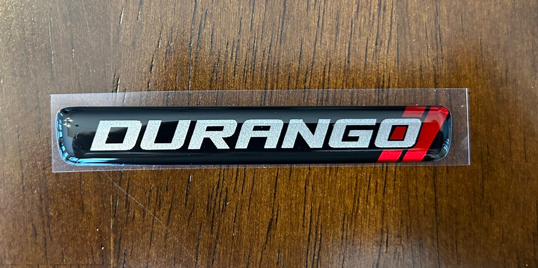 For Durango Steering Wheel Badge With Red Dodge Stripes - Etsy