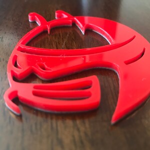 Scat Pack Challenger/charger Head Emblems red - Etsy