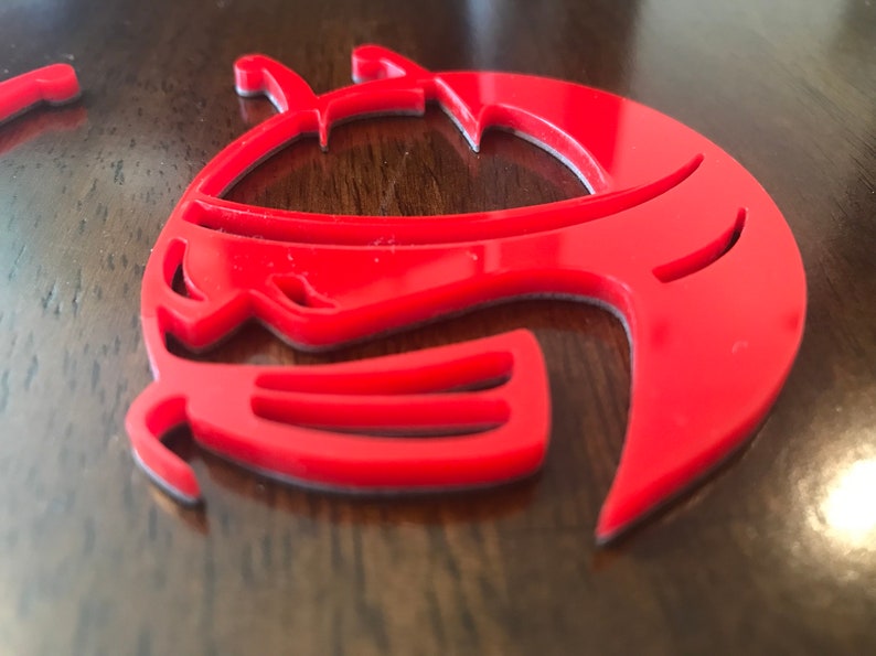 Scat Pack Challenger/charger Head Emblems red - Etsy