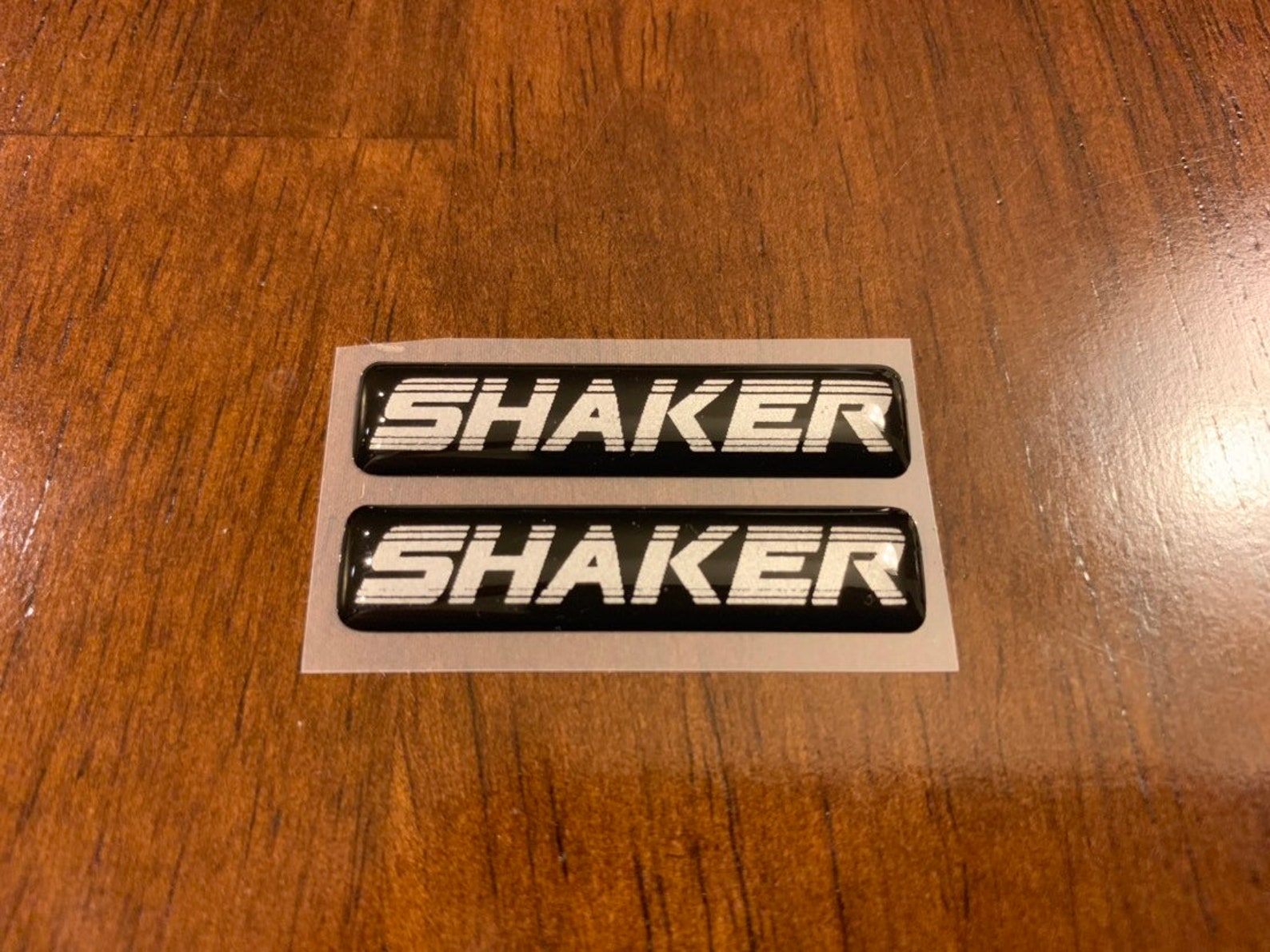 SHAKER Challenger Key Fob Badges in Silver set of 2 | Etsy