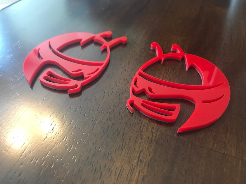 Scat Pack Challenger/charger Head Emblems red | Etsy