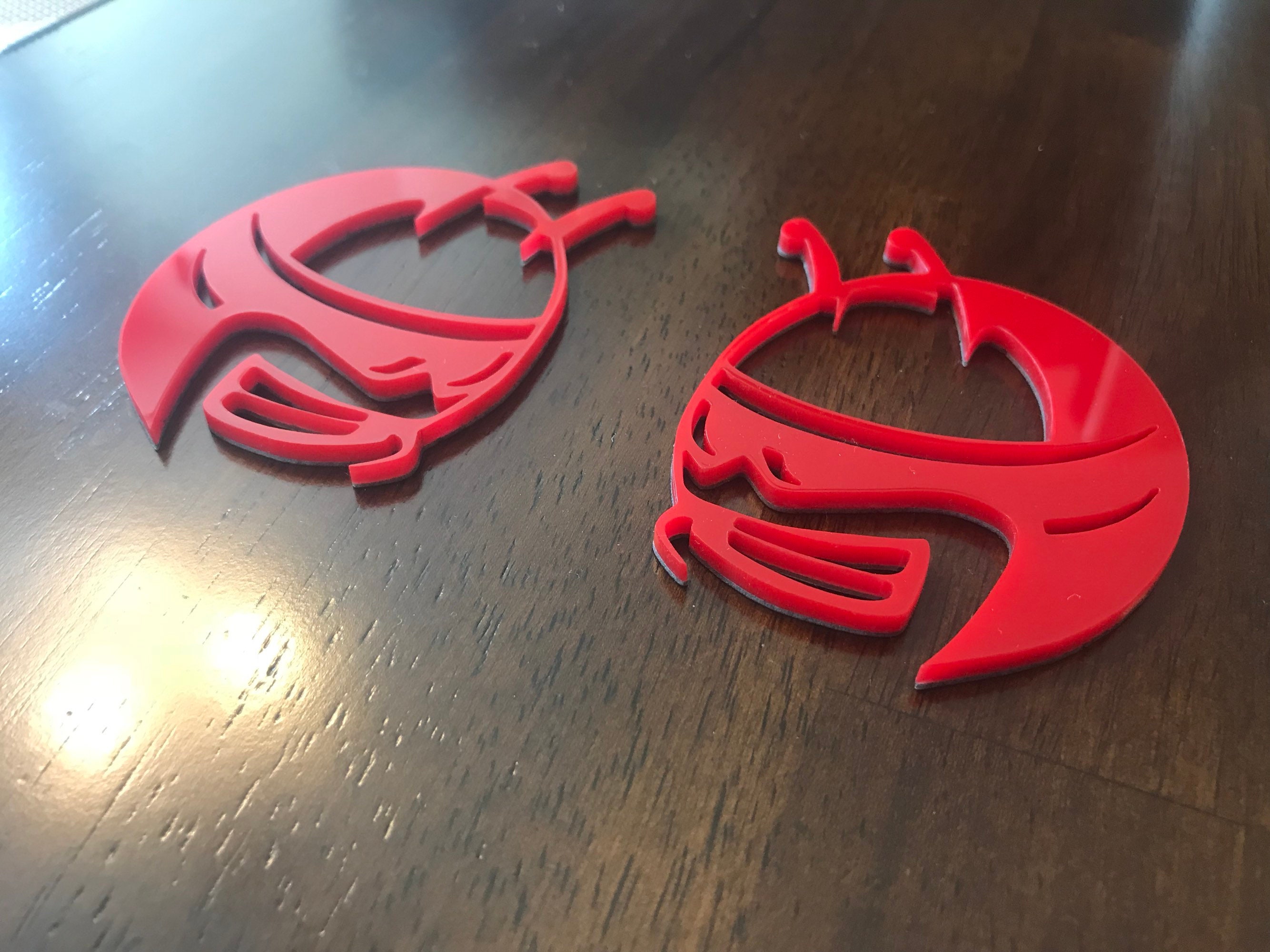 Scat Pack Challenger/Charger head emblems red | Etsy