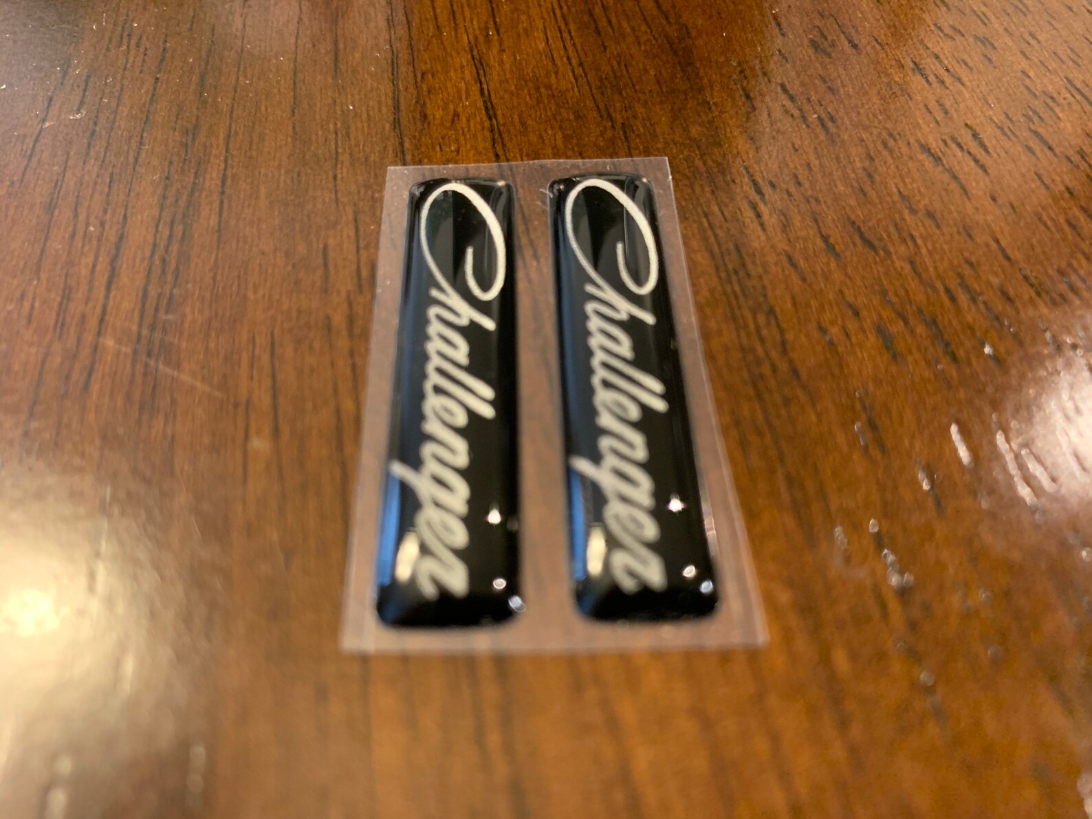 Challenger Key Fob Badges set of 2 - Etsy
