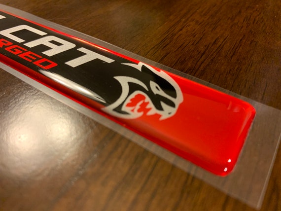 Bumper Stickers Paper Hellcat SRT Supercharged WeatherTech Replacement ...