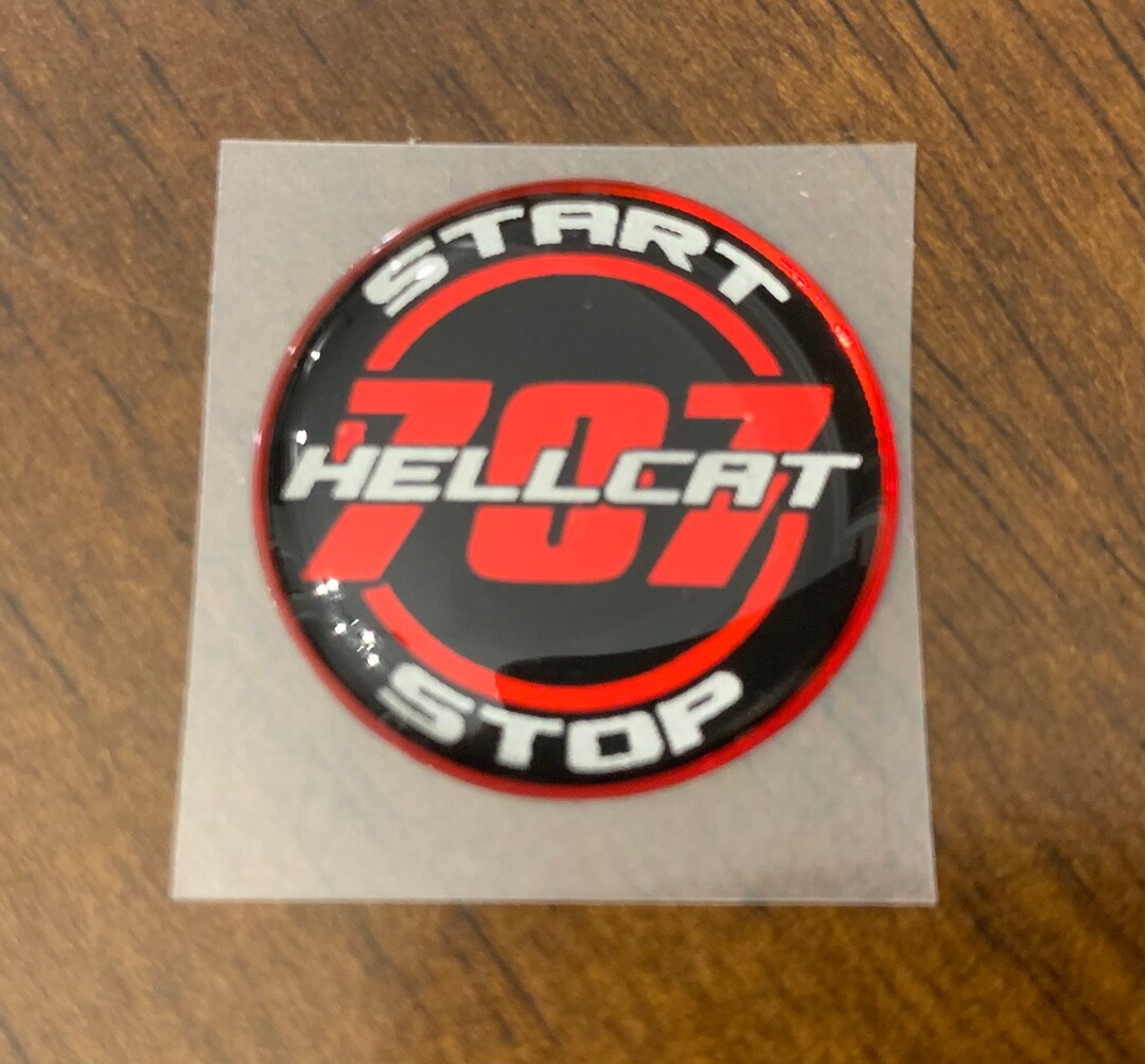 For HELLCAT 707 Push Button Badge. for Challenger/charger/durango/300 ...