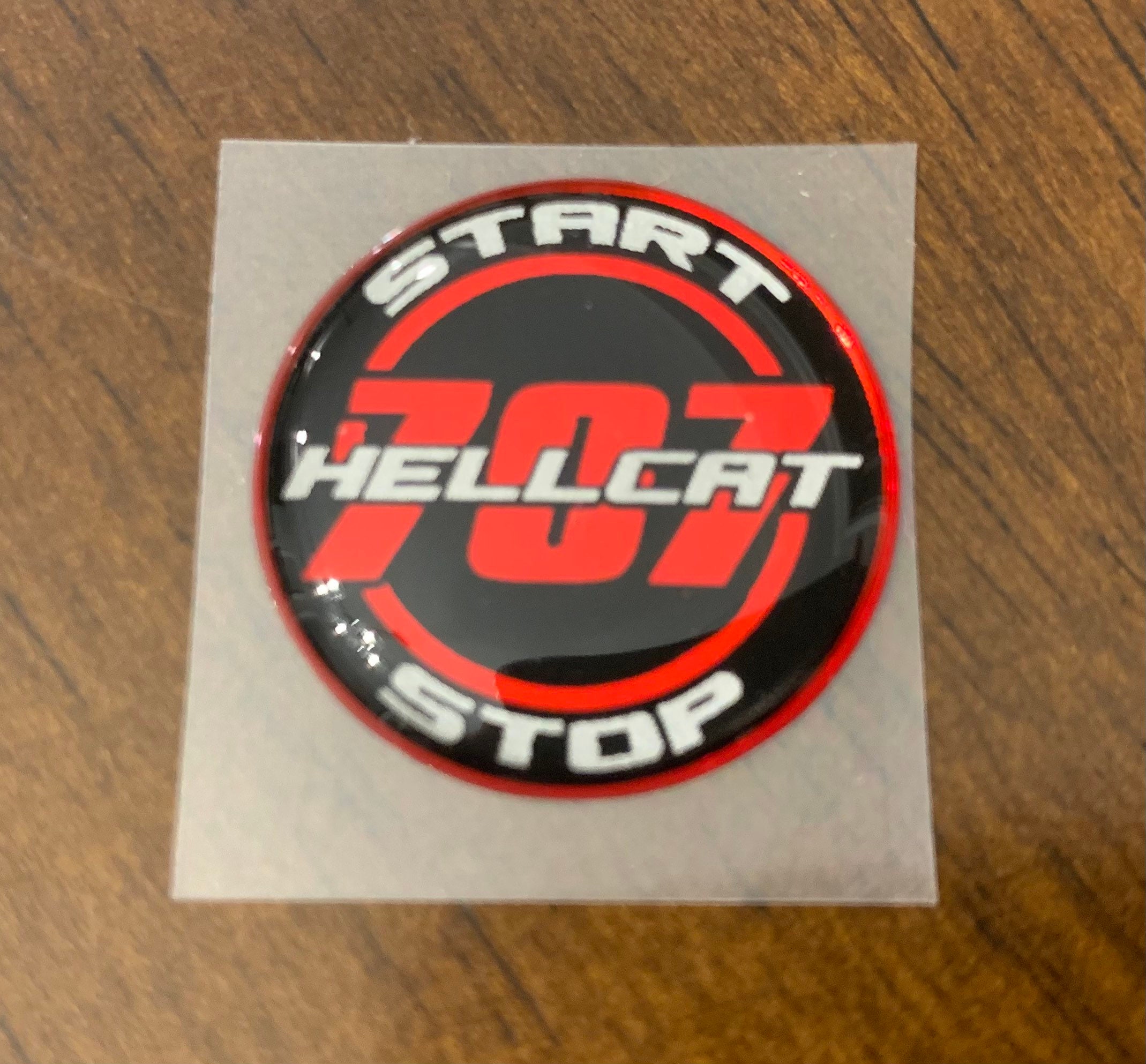 For HELLCAT 707 Push Button Badge. for Challenger/charger/durango/300 ...
