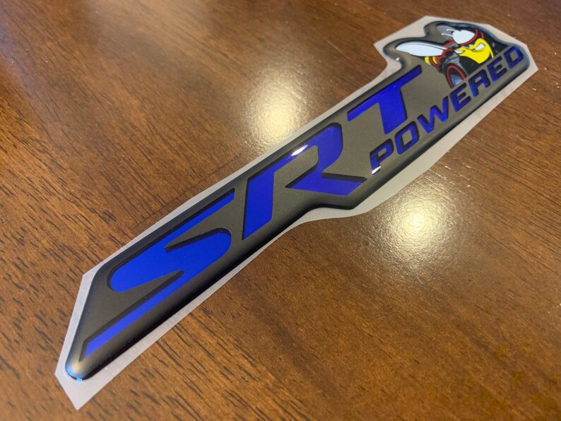 SRT Powered Badge for Scat Pack Challenger/charger in Dark | Etsy