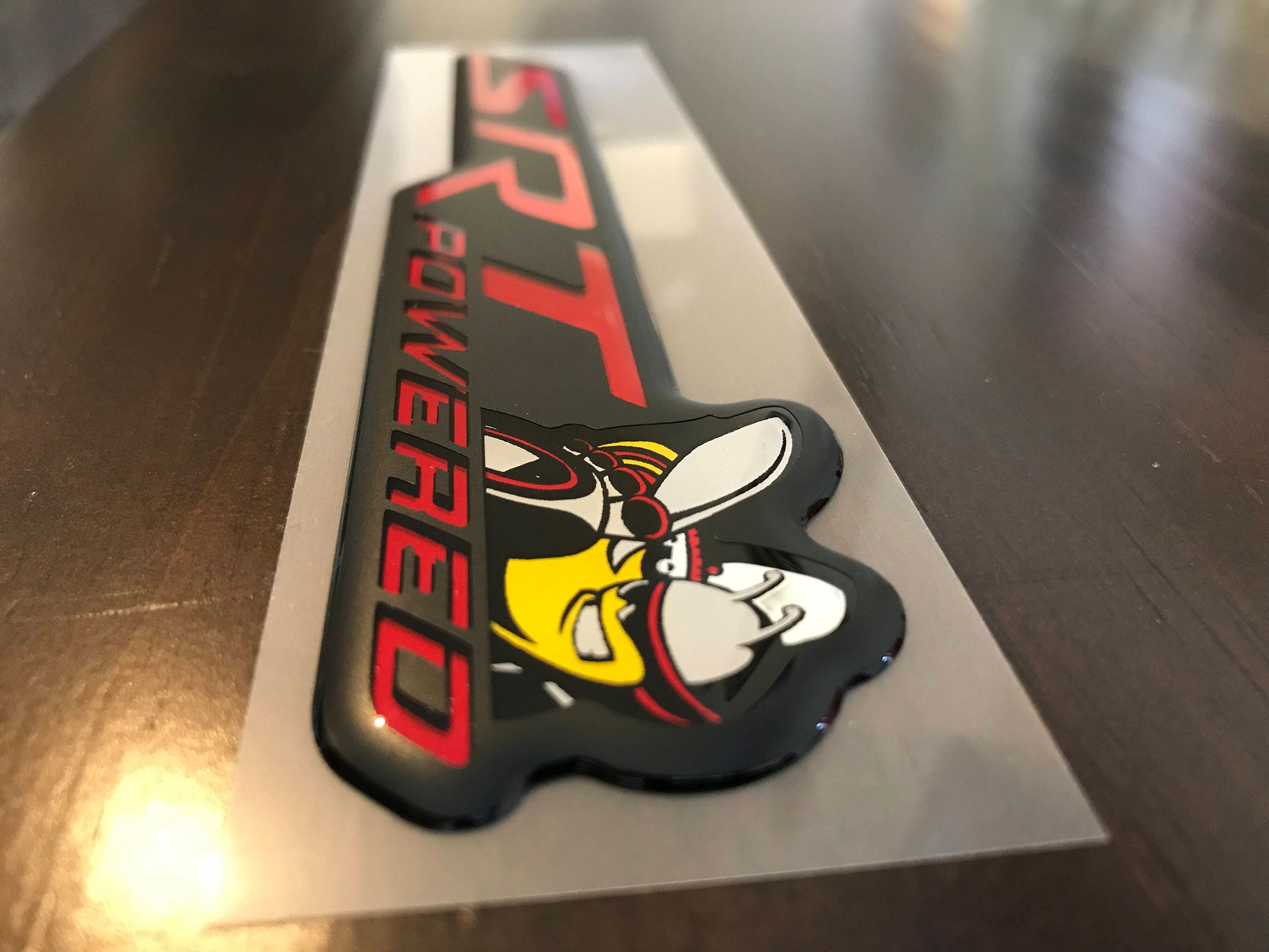 SRT Powered Badge for Scat Pack Challenger/charger in Red - Etsy