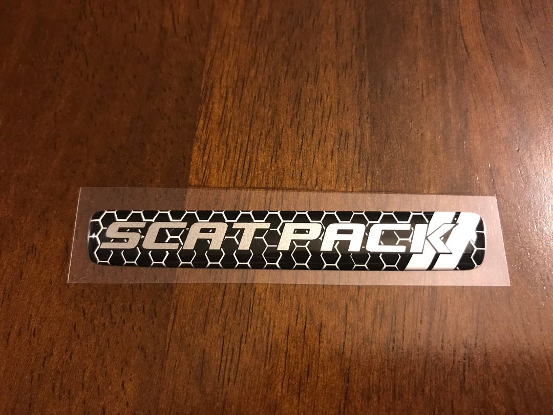 For Scat Pack Challenger/charger Steering Wheel Badge in White - Etsy
