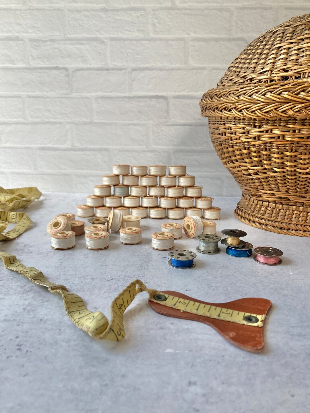 49 Vintage Thread Bobbins Made in USA - Etsy