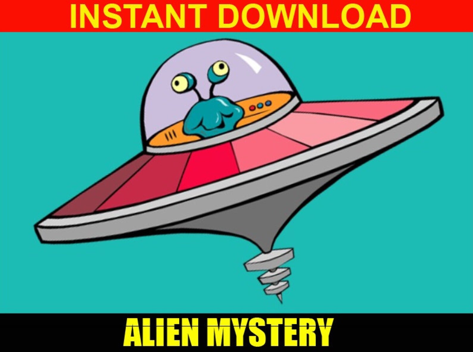 Alien Mystery Game Fun , Kids Birthday Party Game , Teacher Resource ...