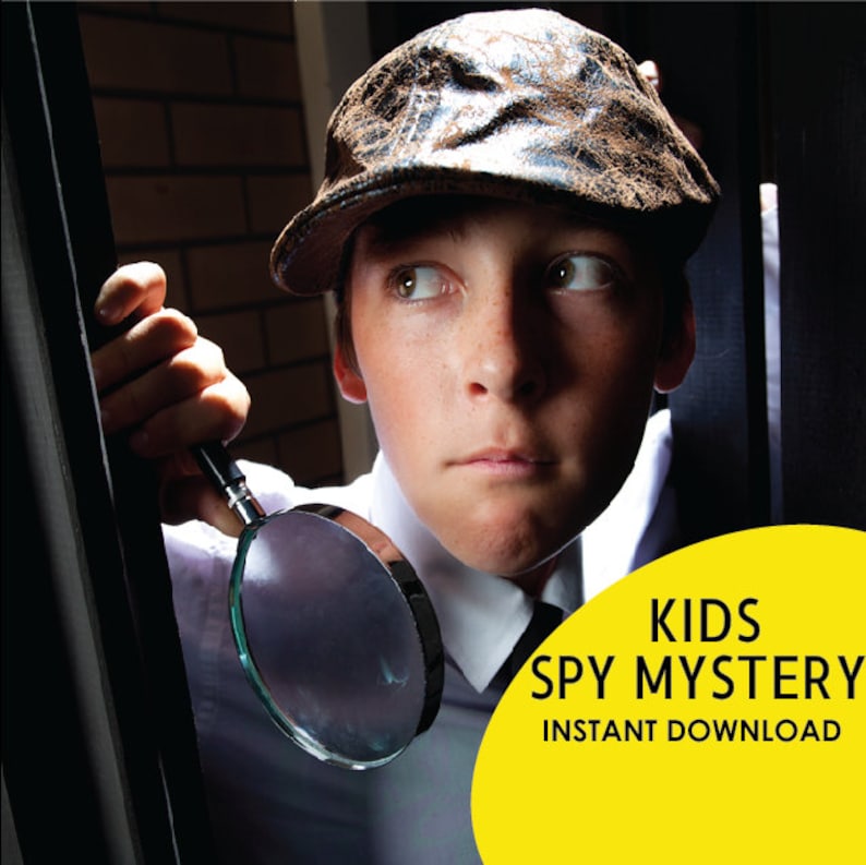 Spy Mystery Game, Mystery Game, Kids Party Game, Teacher Resource ...