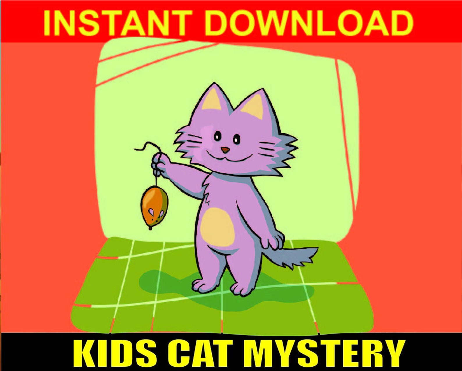 Cat Mystery Party Game Kids Party Game Kitty Kitten | Etsy