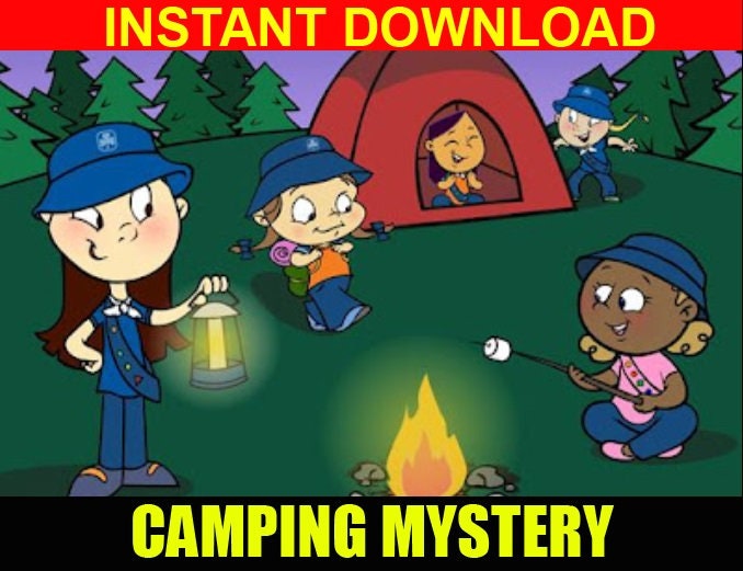 Kids Camping Mystery Game Kids Party Game Fun Teacher - Etsy Australia