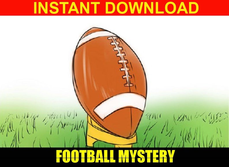 Football Mystery Game Kids Party Game , Teacher Resource , Kids ...