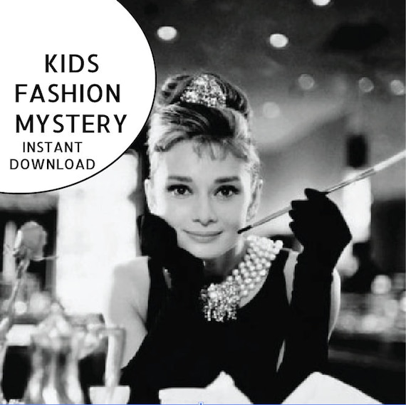 Fashion Mystery Party Game Kids Party Game Teacher Resource - Etsy