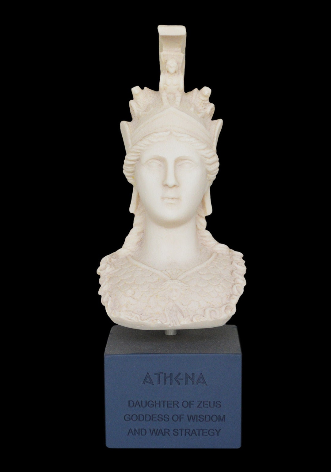 Goddess Athena Bust Statue Symbol of Wisdom Strength - Etsy