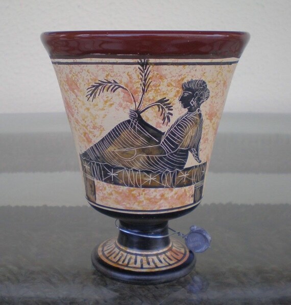 Pythagoras Fair Cup-Pythagorean Glass-Goddess Aphrodite Hand | Etsy