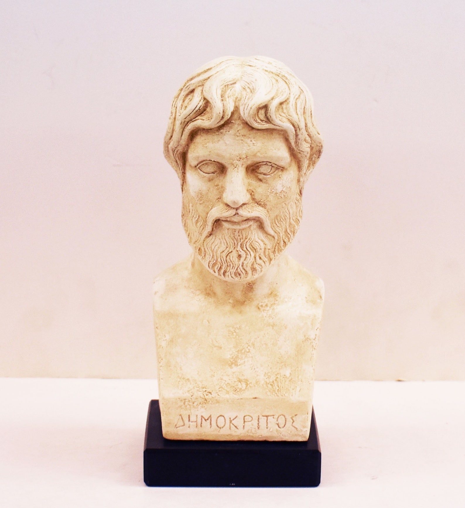 Democritus Bust Statue the Father of Atomic Theory Ancient - Etsy
