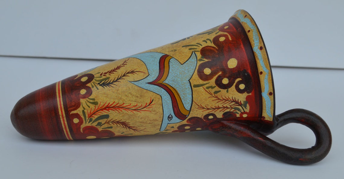 Minoan Pottery Conical Rhyton Dolphins | Etsy