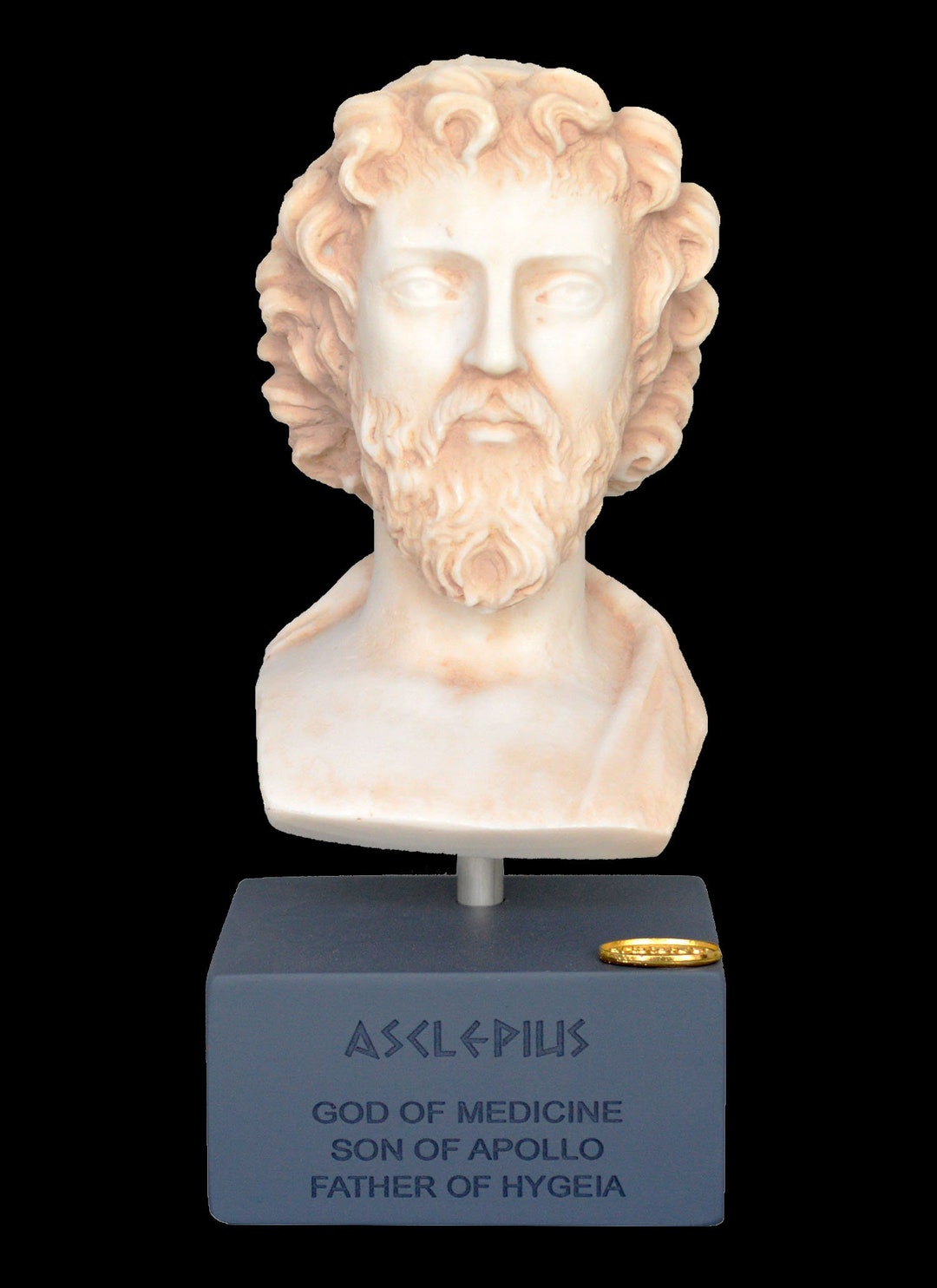 Asclepius God of Medicine and Healing Greek Mythology Health God Statue ...