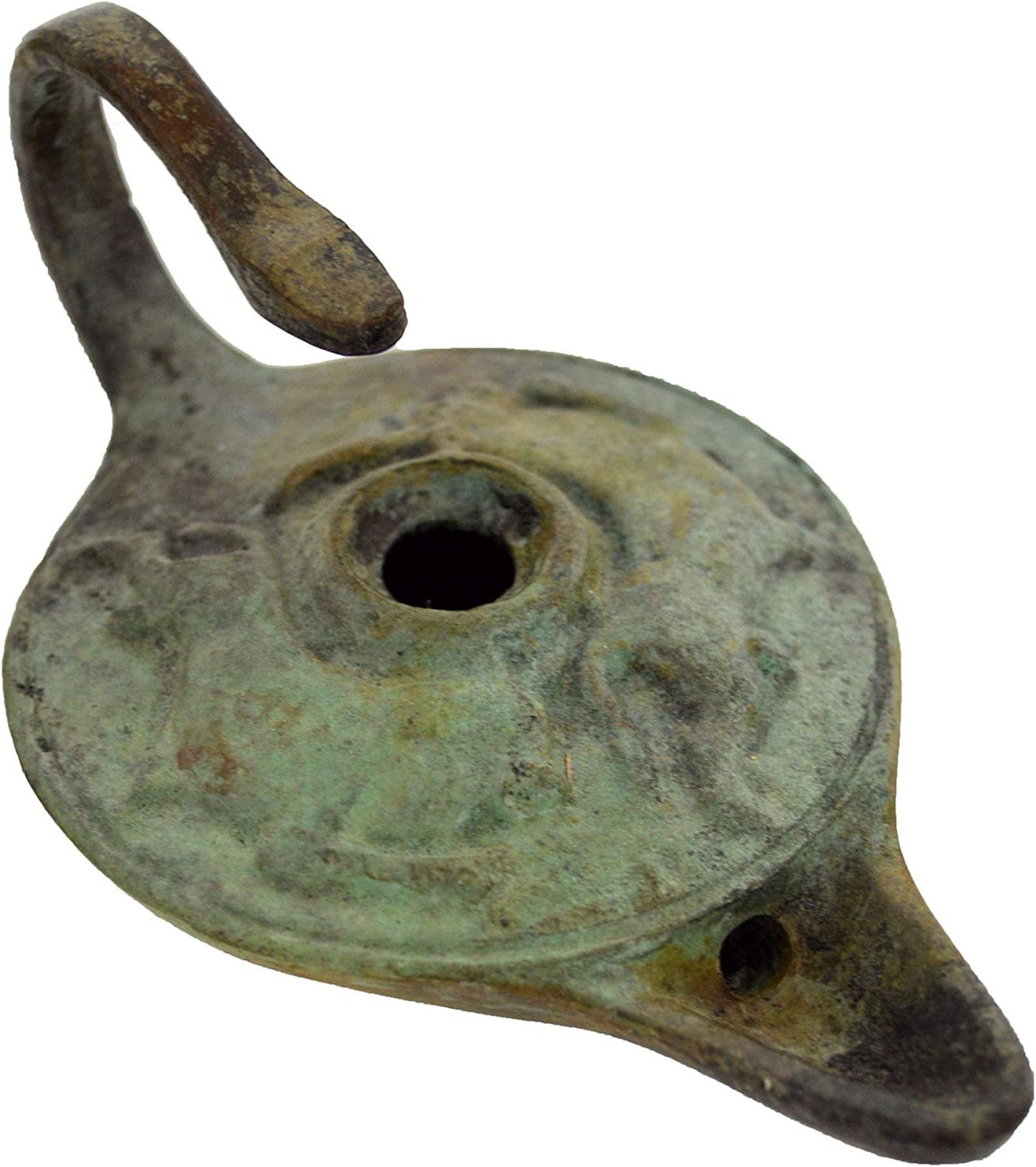 Bronze Oil Lamp With Snake and Bull Design Ancient Greek Art - Etsy