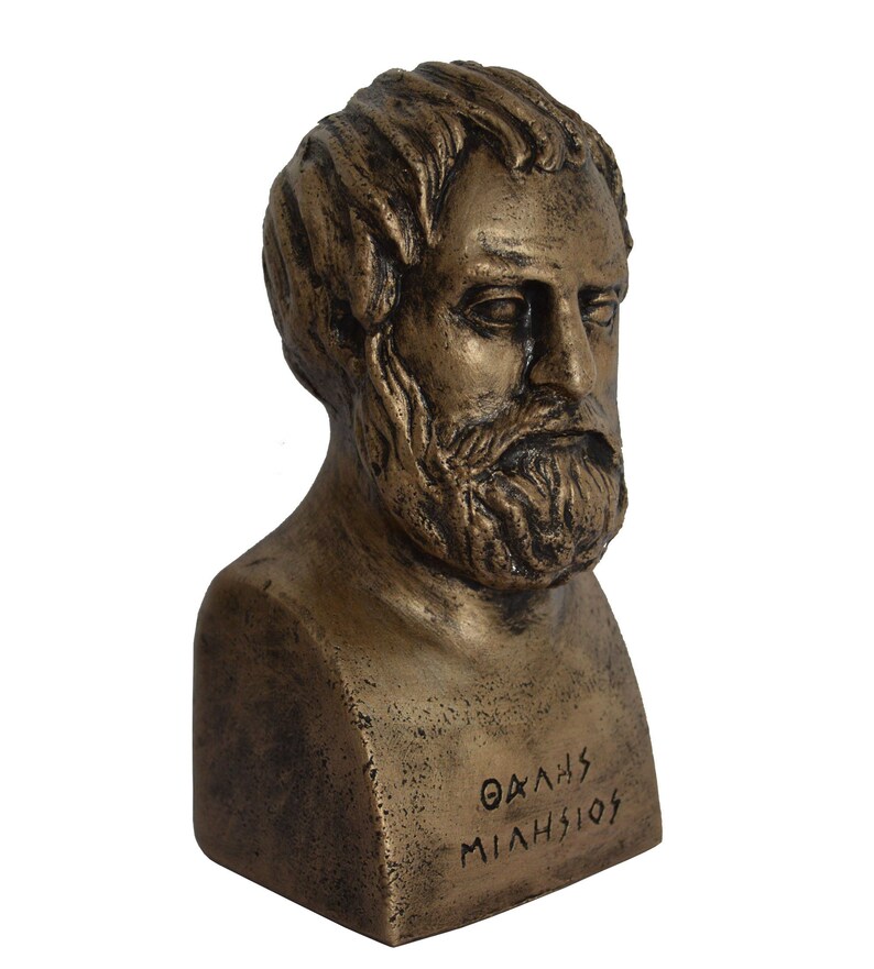 Thales of Miletus bust statue The First Philosopher Seven | Etsy
