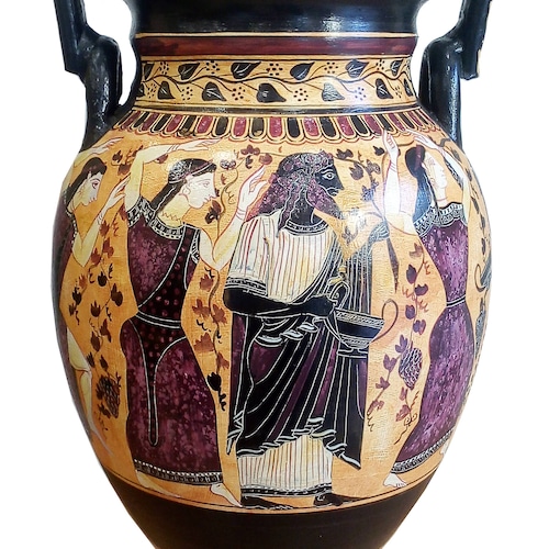 Ancient Greek Vase Replica Black-figure Panathenaic Amphora - Etsy