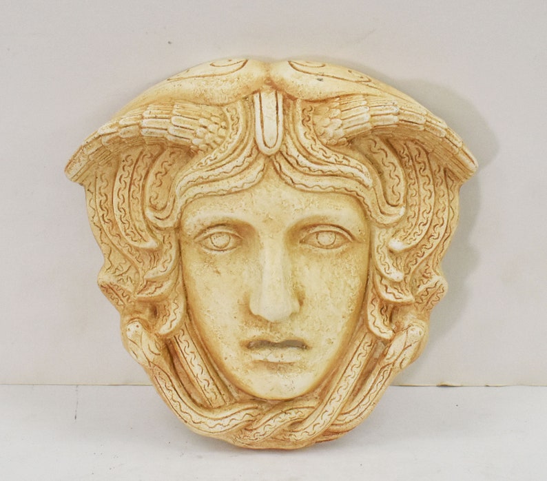 Medusa Miniature Mask Gorgon Medousa Ancient Greece First - Etsy