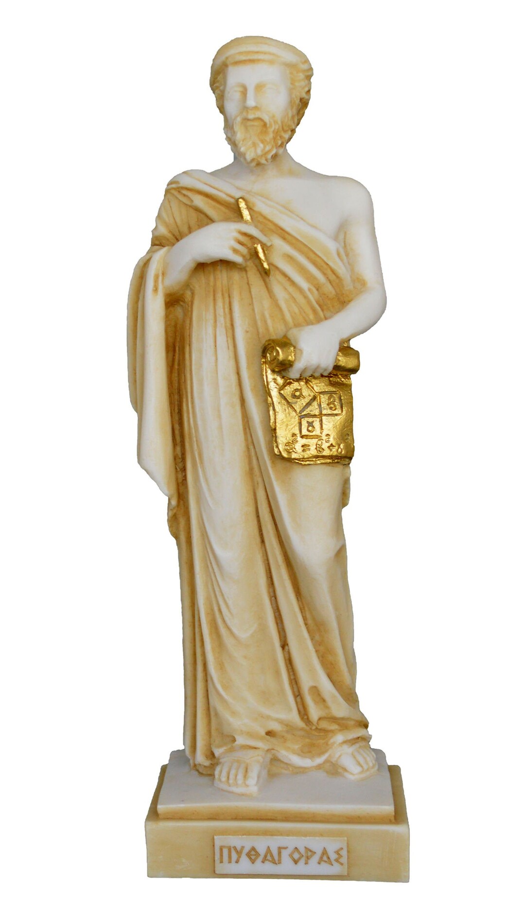 Pythagoras Statue Mathematician Philosopher Pythagorean - Etsy