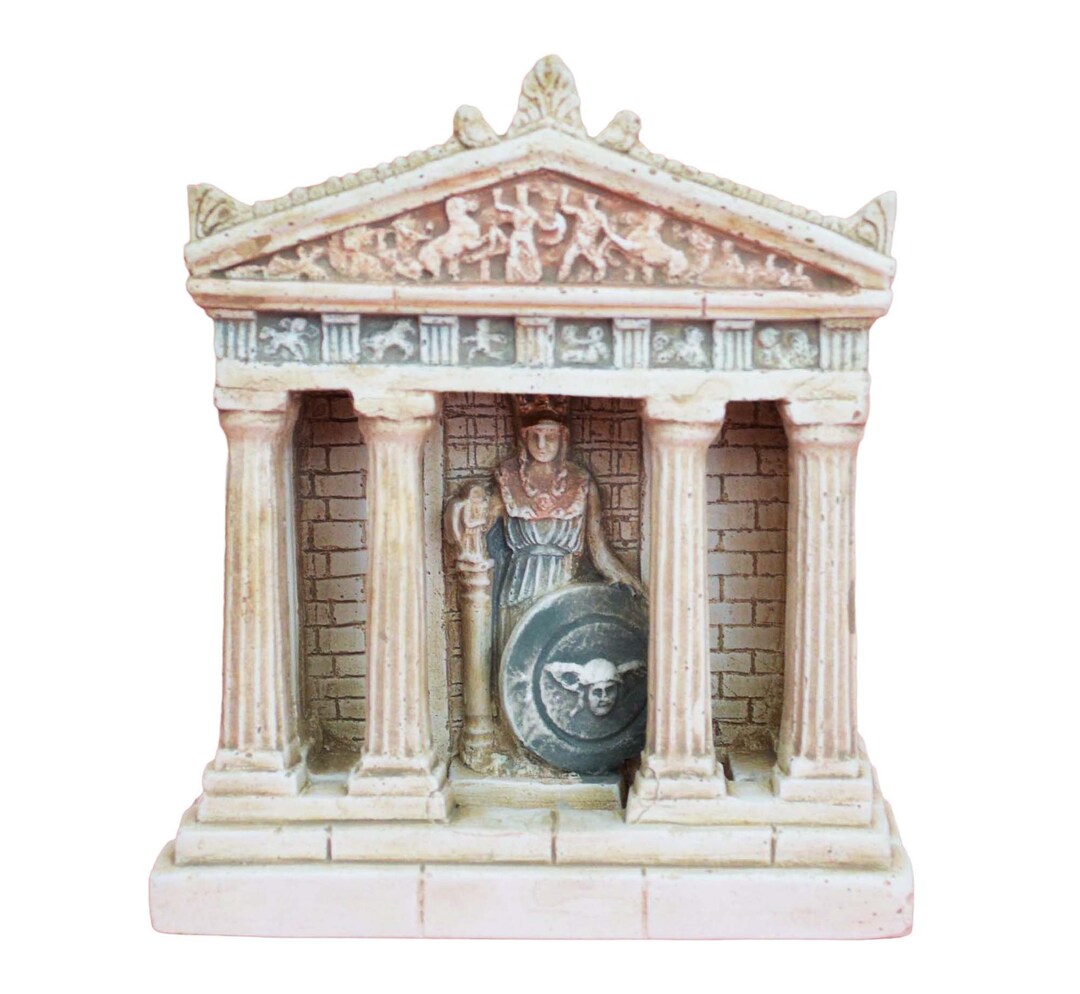 Templo de la Diosa Atenea Símbolo de la Sabiduría Protector de Atenas ...