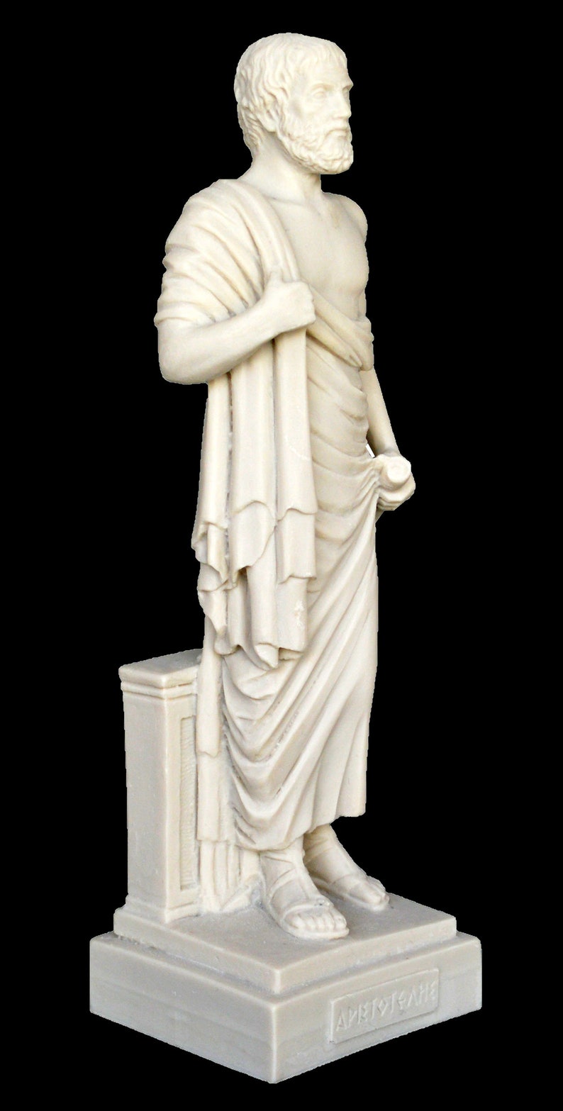 Aristotle Statue Student of Plato Father of Western - Etsy