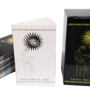 Delphic Oracle Cards Temple of Apollo Delphi Pythia Message Self Knowledge Greek Mythology Tarot ...