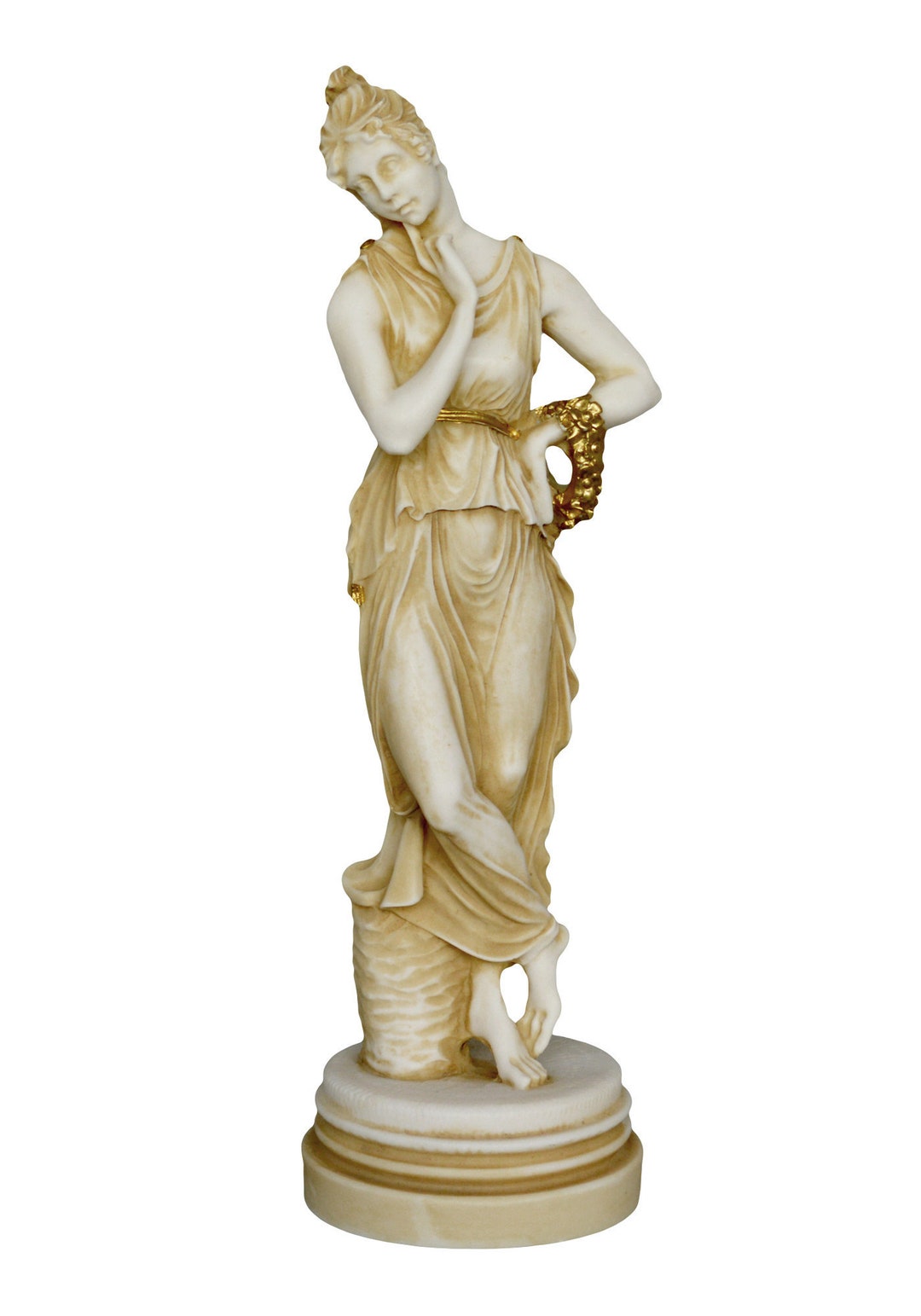 Persephone Queen of the Underworld Alabaster Aged Statue - Etsy