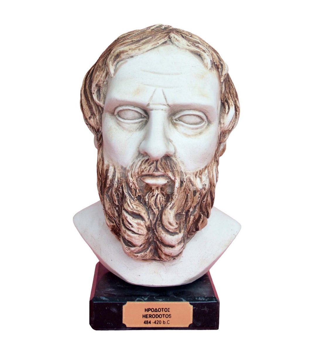 Herodotus Greek Philosopher Head Bust the Father of History Herodotos ...