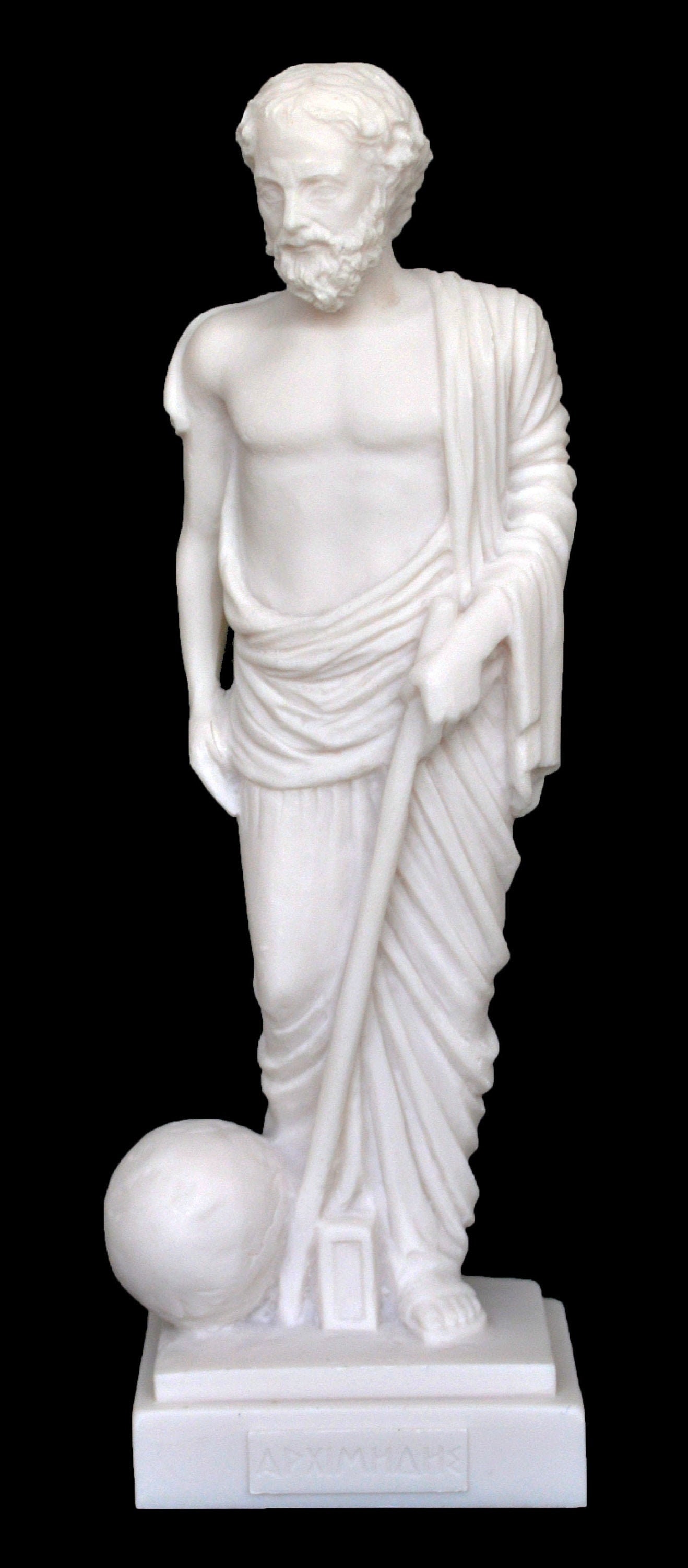 Archimedes Statue Great Scientist and Mathematician of the - Etsy