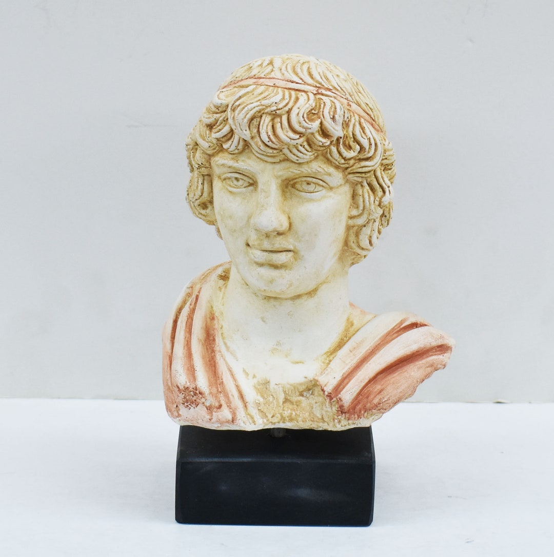 Antinous Bust Antinoos Ancient Greece Rome Emperor Hadrian Favorite - Etsy