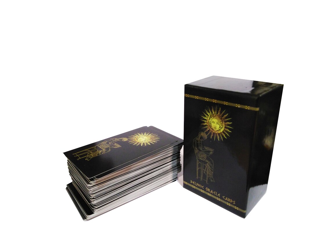 Delphic Oracle Cards Temple of Apollo Delphi Pythia | Etsy