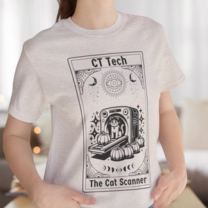 Witchy CT Tech Shirt, Funny Halloween Xray Tech Tee, Radiography Tarot ...
