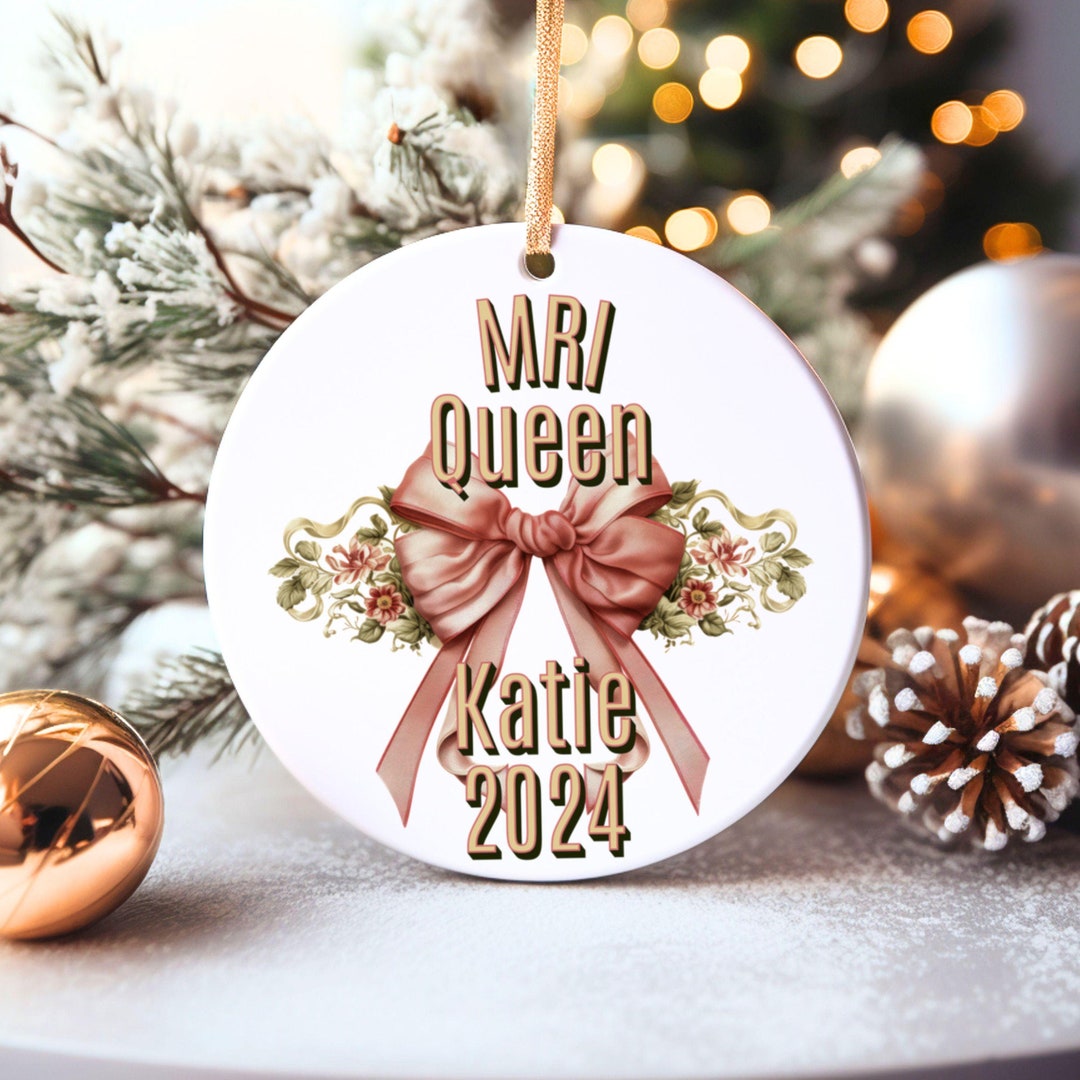 Personalized MRI Tech Ornament, Custom MRI Tech Ceramic Ornament ...