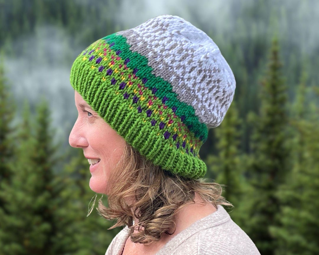 National Parks Hand Knitted Hat, Handmade Accessory, Cozy Knit Camping ...